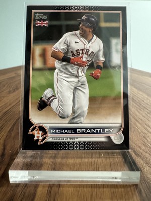2022 TOPPS BASEBALL UK EDITION BLACK BORDER /125 #28 MICHAEL BRANTLEY ...