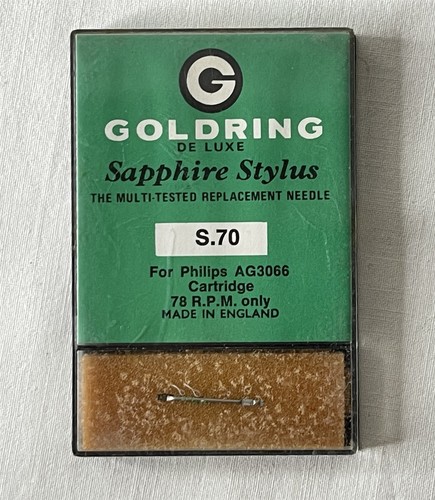 Goldring Sapphire De Luxe S.70 Stylus Needle for Philips AG3066 ...