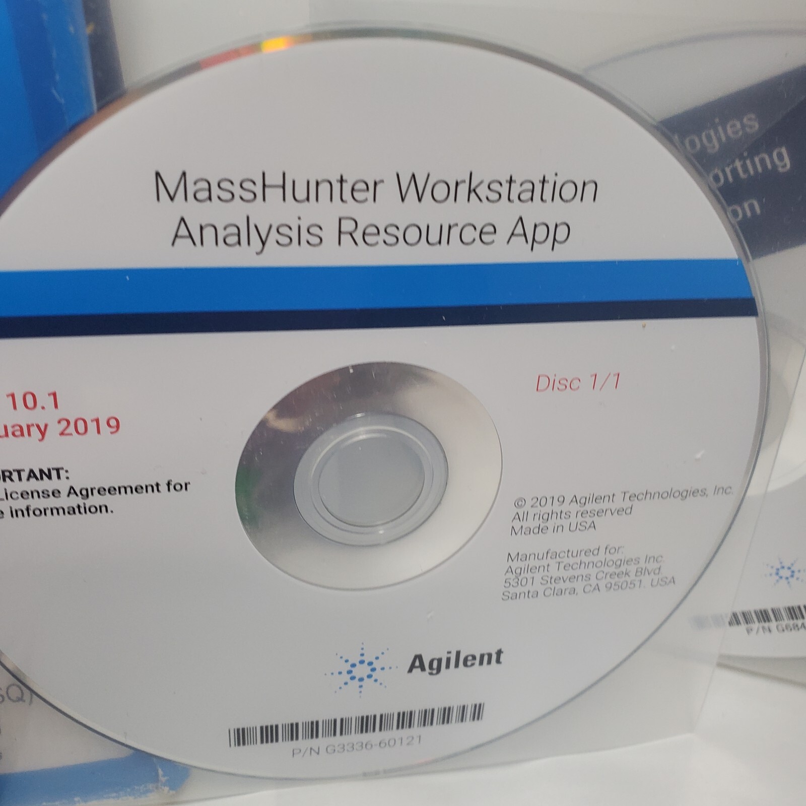 Agilent Mass Hunter B.07.00 GCMS Software Kit (G1701-64600) - - Open ...