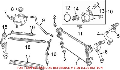 Genuine Mopar Lower Water Manifold To Radiator Radiator Coolant Hose ...