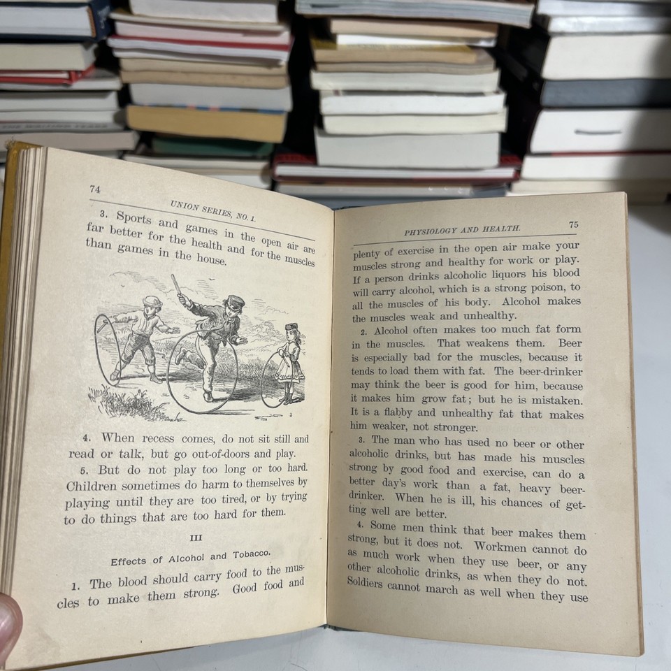 Physiology And Health: Effects of Alcoholic Drinks & Narcotics Antique ...