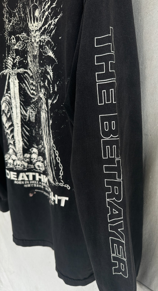 Death Saves D&D Black Long Sleeve Tee "Death Knight: Saint Kargoth ...