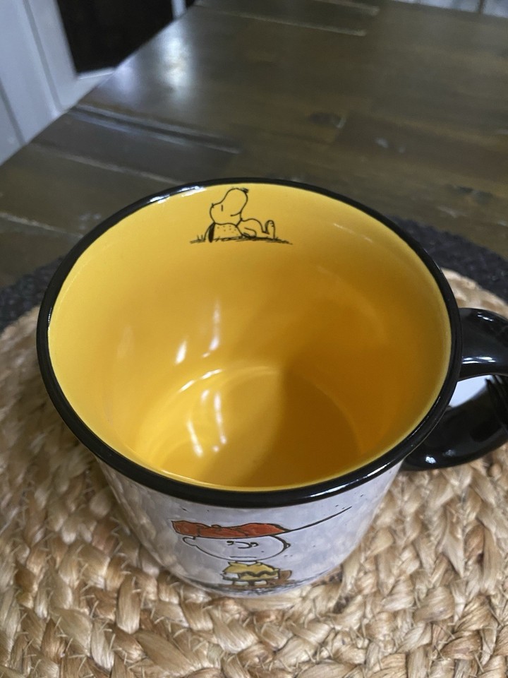 Peanuts 75 Years Charlie Brown PEANUTS SOCIAL CLUB 21 oz Stoneware Mug ...