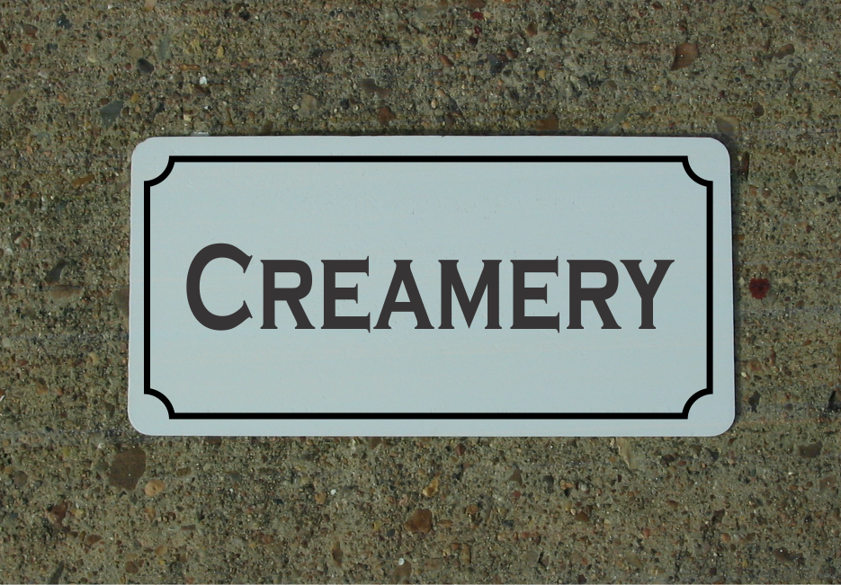 Creamery Metal Sign | eBay