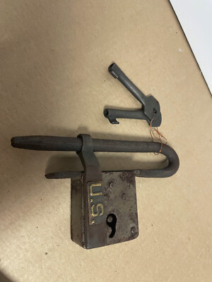 Civil War repro US Padlock Lock with Keys Antique Reproduction | eBay