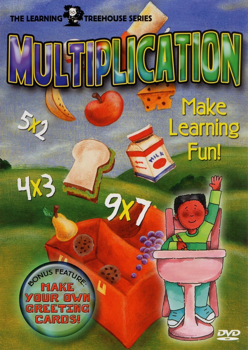 Learning Treehouse: Math - Multiplication (DVD, 1995) for sale online ...