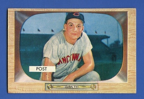 1955 BOWMAN # 32 WALLY POST CINCINNATI REDLEGS VGEX | eBay