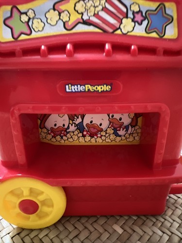 Fisher Price Little People Magic of Disney Donald Duck Popcorn Cart | eBay