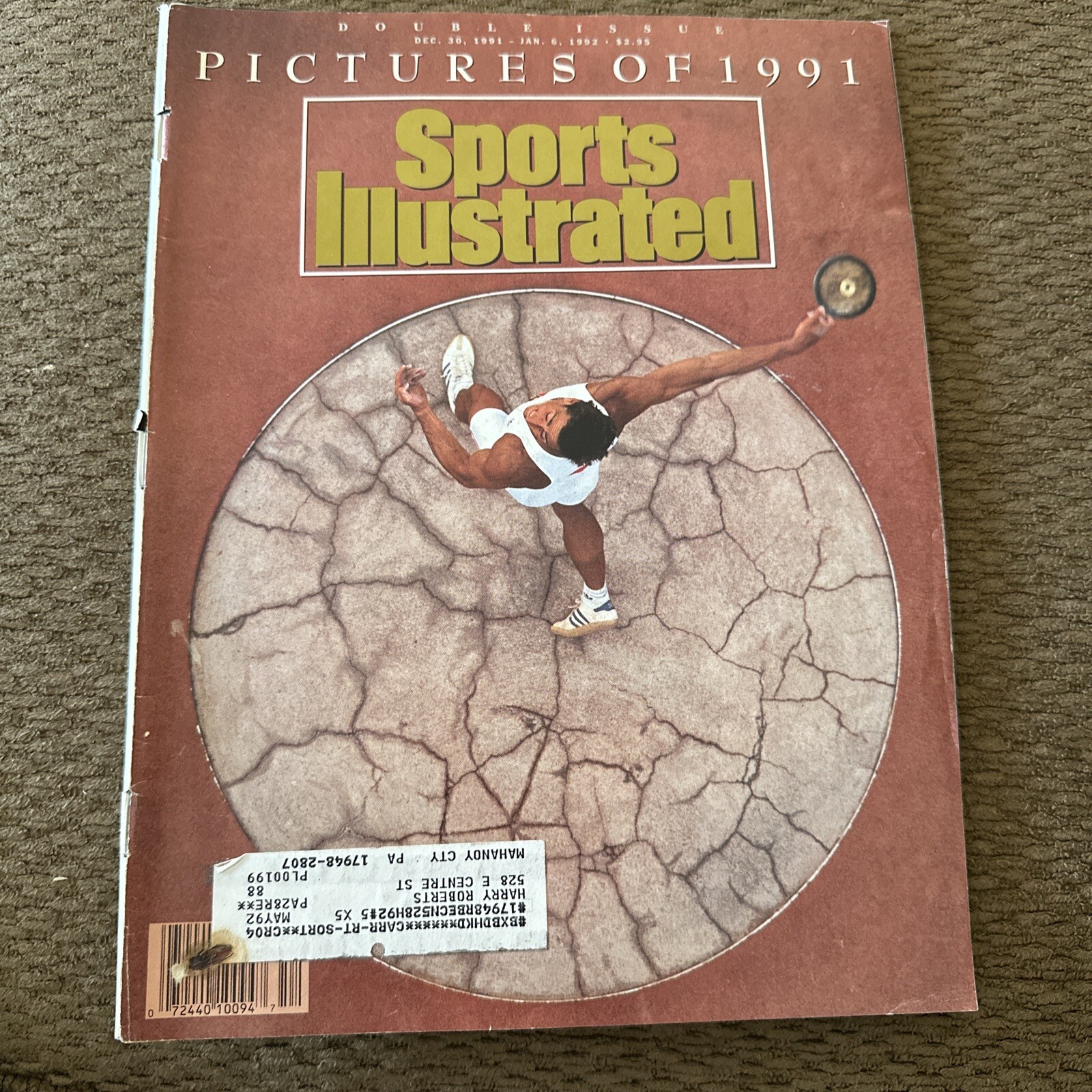 SPORTS ILLUSTRATED “pictures of 1991” December 30, 1991-January 6, 1992 ...