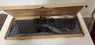 New in Box - HP USB Slim Smartcard CCID KB (US) Keyboard Black 911502 ...