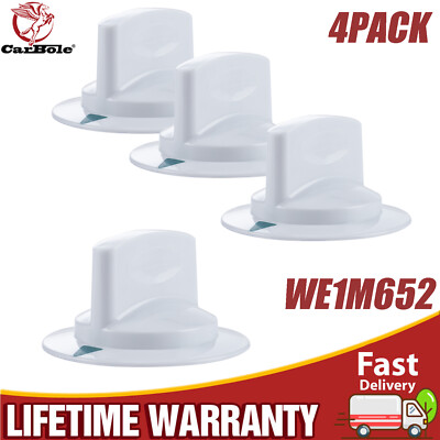 (4 Pack) WE1M652 GE Dryer Timer Control Knob fits Hotpoint AH1482196 ...