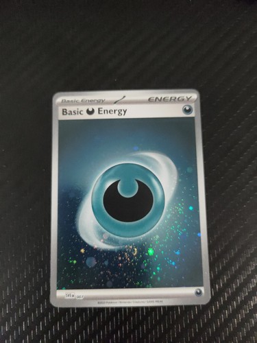 Pokemon 151 Basic Darkness Energy SVE 007 Cosmos Holo English Card TCG ...