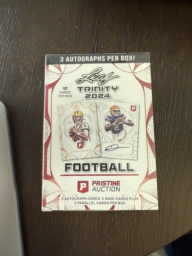 2024 Leaf Trinity Football Pristine Auction Edition Box- Includes 3 ...