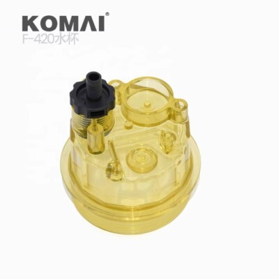 Fuel Filter Cup K1046352 PL420 1000424916 For Doosan K1006529 Glass ...