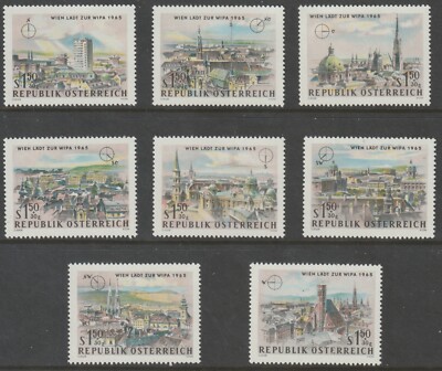 Austria 1964 #B306-13 Vienna Int'l Philatelic Exhibition WIPA 1965 ...