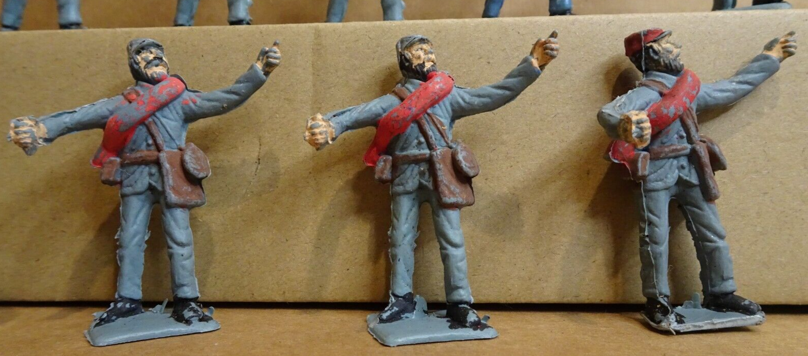 American Civil War Painted Soldiers 10 Figures 4 Poses 1:32 P14 | eBay