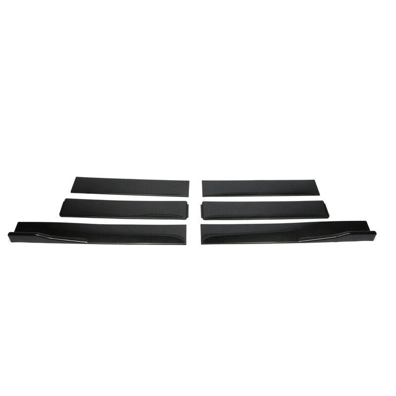 For Nissan 350Z 370Z 78.7" Side Skirts Extension Lip Splitters Carbon ...