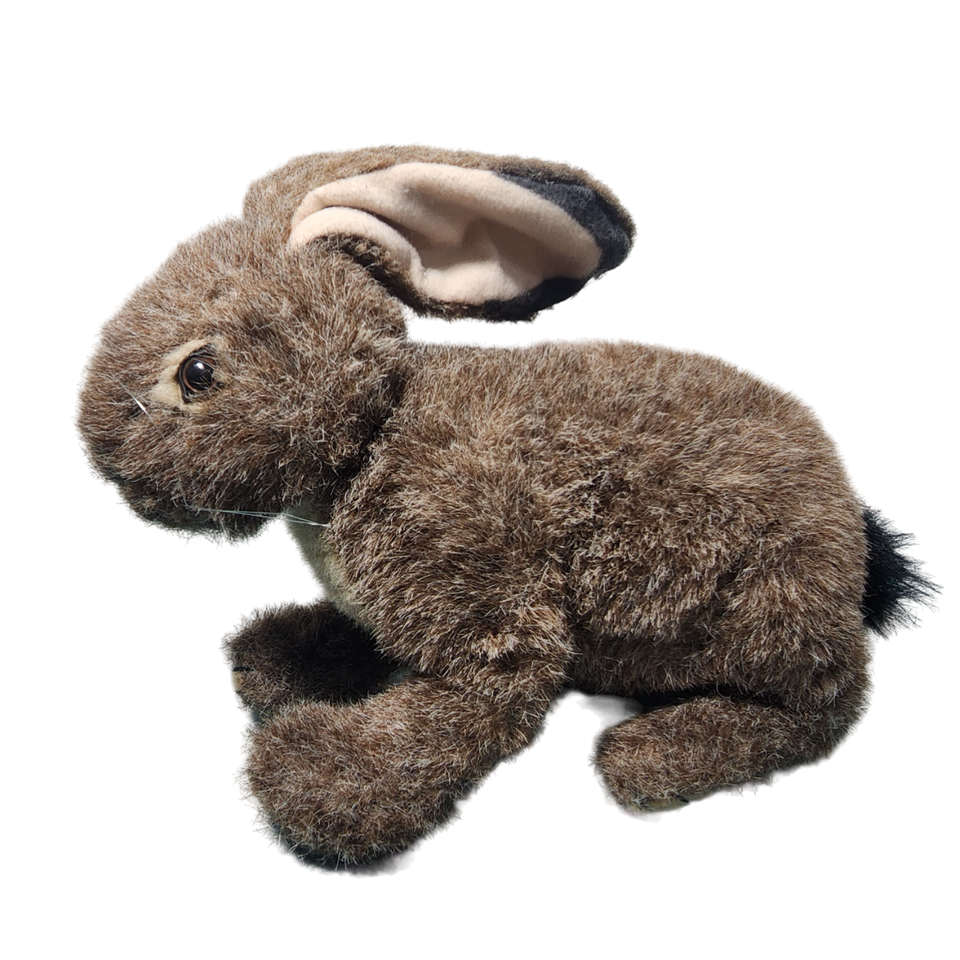 Realistic Bunny, Smithsonian Jack Rabbit Hare Plush Stuffed Animal 14 ...