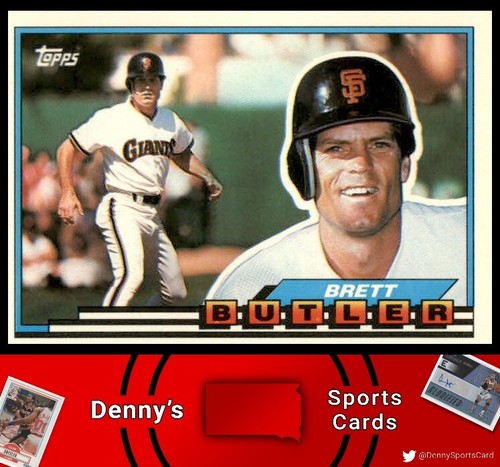 1989 Topps Big #62 Brett Butler San Francisco Giants Baseball Card | eBay