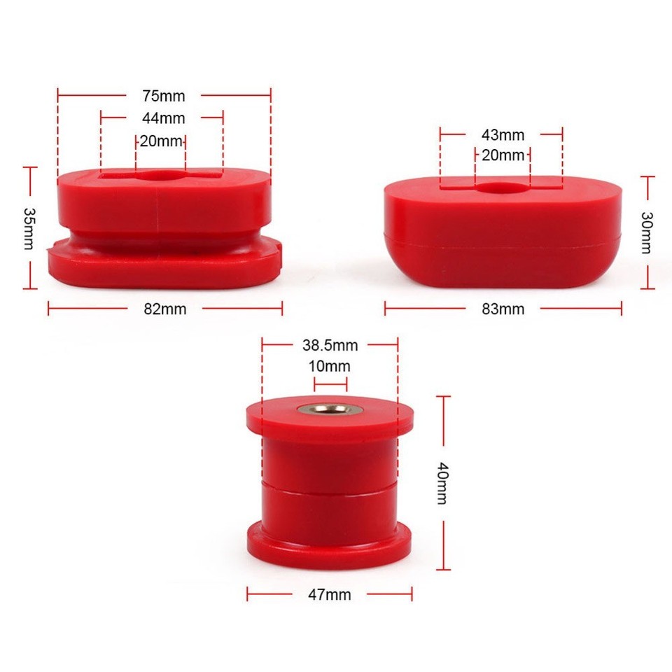 Engine Mount Bushing Improved Stability Vibration Damping Easy ...