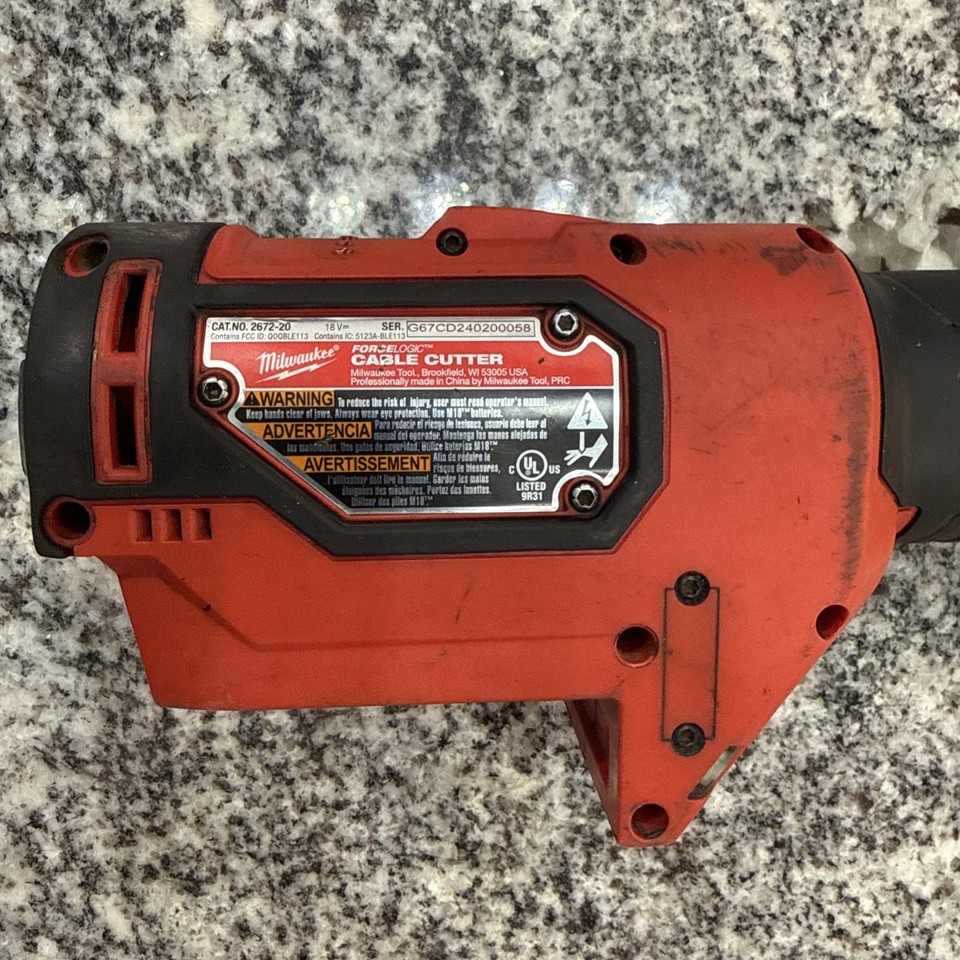 Milwaukee 2672-20, M18 Force Logic Cable Cutter - **TOOL ONLY** | eBay