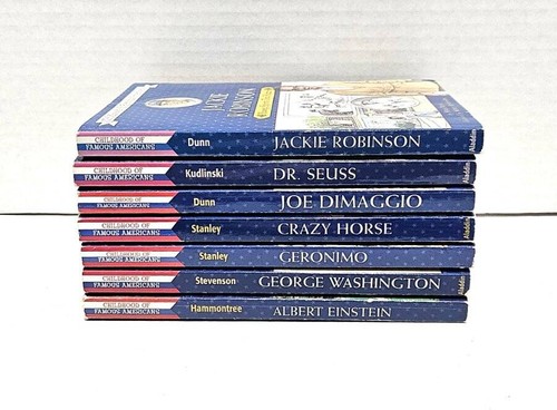 Lot of 7 Childhood of Famous Americans Crazy Horse George Washington | eBay