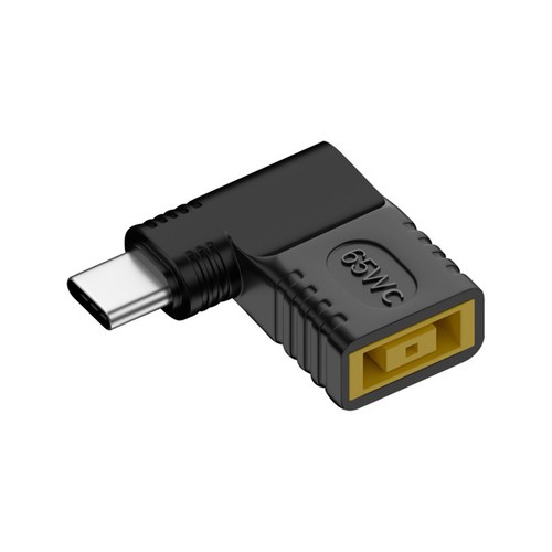 Elbow 65W USB C Type C To Power Charger Adapter Square Connector Part ...