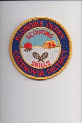 1974 Cazenovia District Klondike Derby Scouting Skills patch | eBay