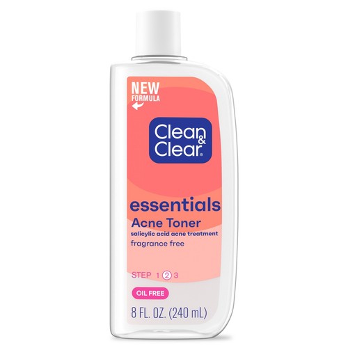 Clean & Clear Essentials Deep Cleaning Astringent Acne Medication 8 Oz ...