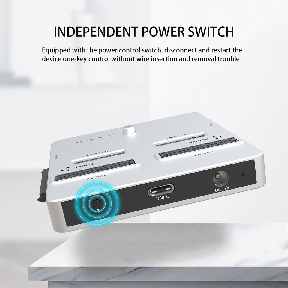 NVME/SATA 3in1 SSD Cloner Offline Clone M.2 Cloner fr M.2 NVME/SATA ...