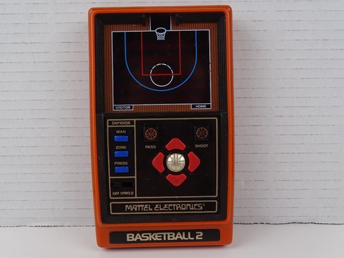Vintage 1979 Mattel Electronics Basketball 2 Handheld Game Untested As ...