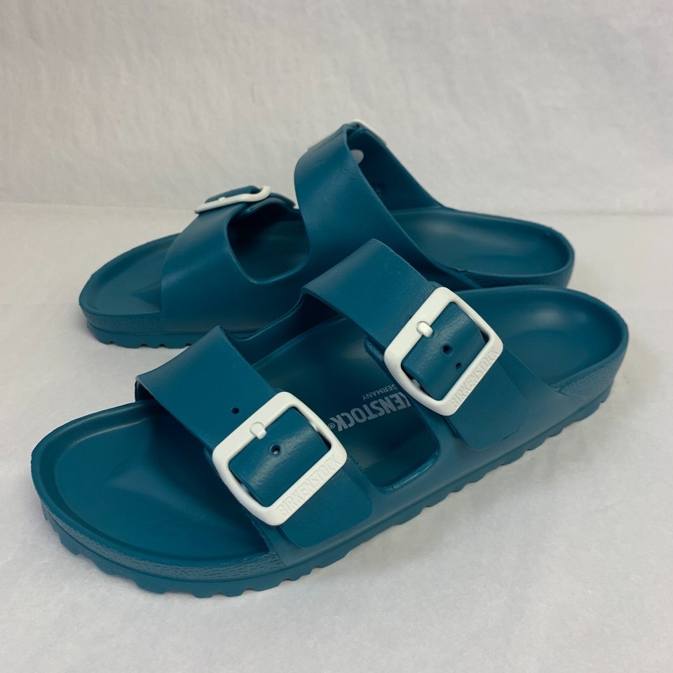 Birkenstock New with Box Arizona Turquoise EVA Narrow Width - Select ...