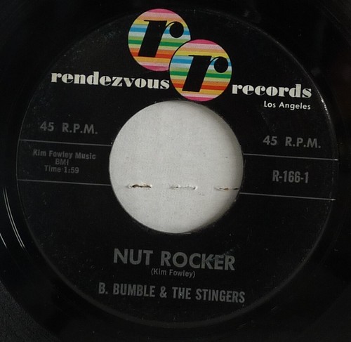 EXC B. BUMBLE & THE STINGERS "NUT ROCKER / NAUTILUS" 45 RPM FROM 1962 ...