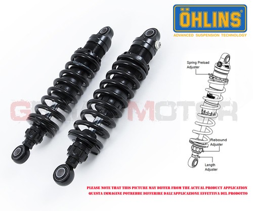 Ohlins Shock Absorber BLACKLINE Harley-davidson Fl Touring 1990 > 2019 ...