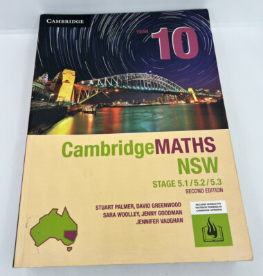 Cambridge Maths Stage 5 NSW Year 10 Stage 5.1/5.2/5.3 2nd Edition ...