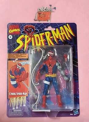 MARVEL LEGENDS RETRO CYBORG SPIDERMAN ACTION FIGURE EARTH 2818 PETER ...