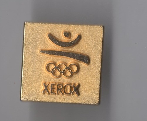 Xerox Pin's / 1992 Barcelona Olympics (Gold Relief) | eBay