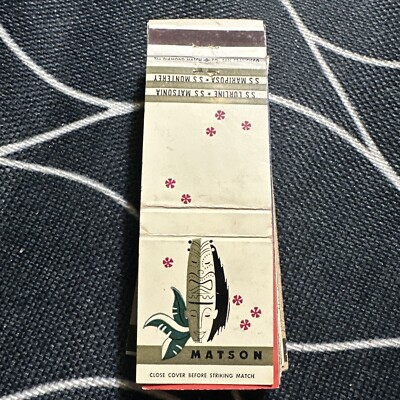 Matson Lines Matchbook | eBay