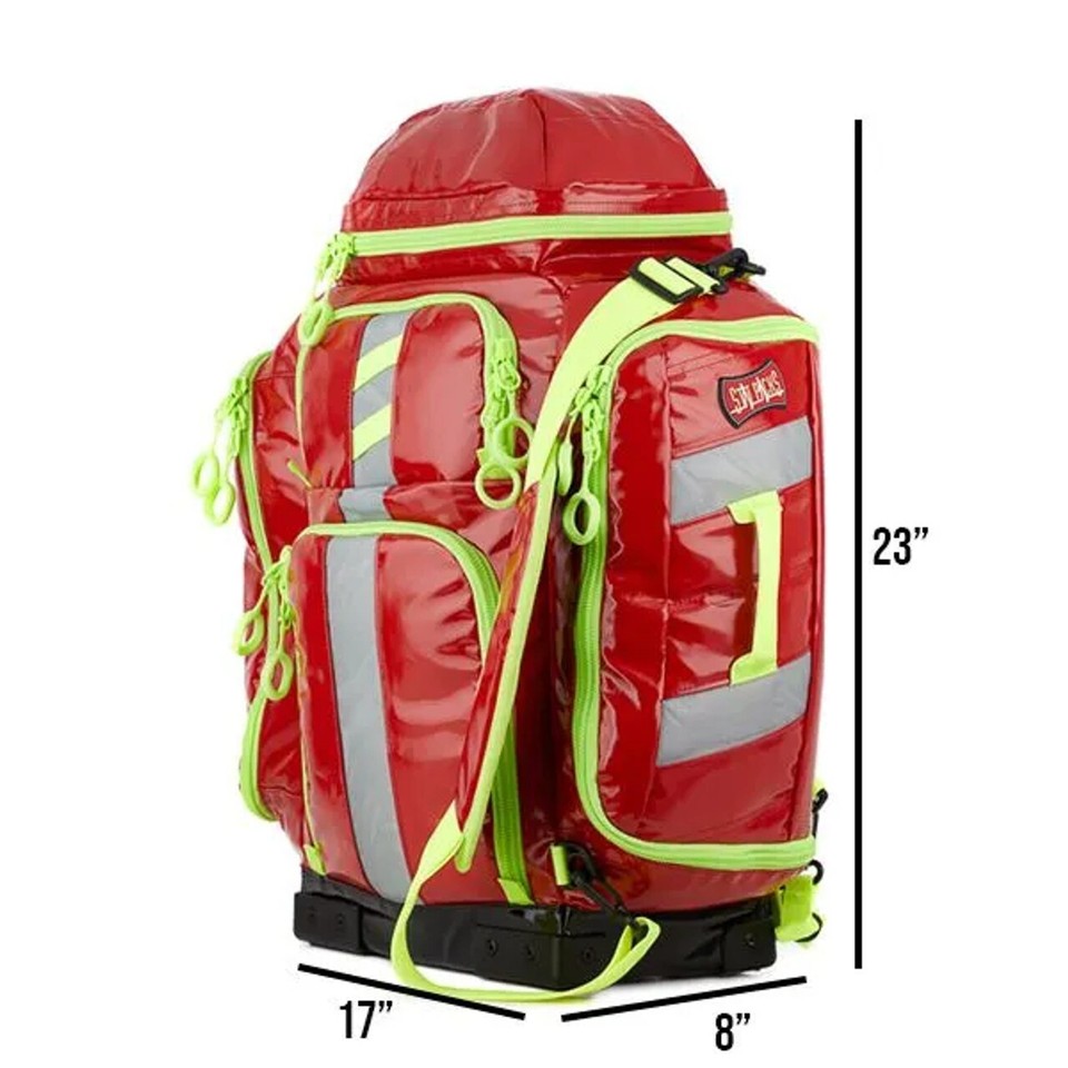 New StatPacks G3 Perfusion EMS Pack Medic Emergency Backpack Bag RED ...