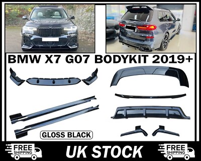 BODYKIT BODY KIT FRONT SPLITTER LIP FOR BMW X7 G07 DIFFUSER SIDE SKIRT ...