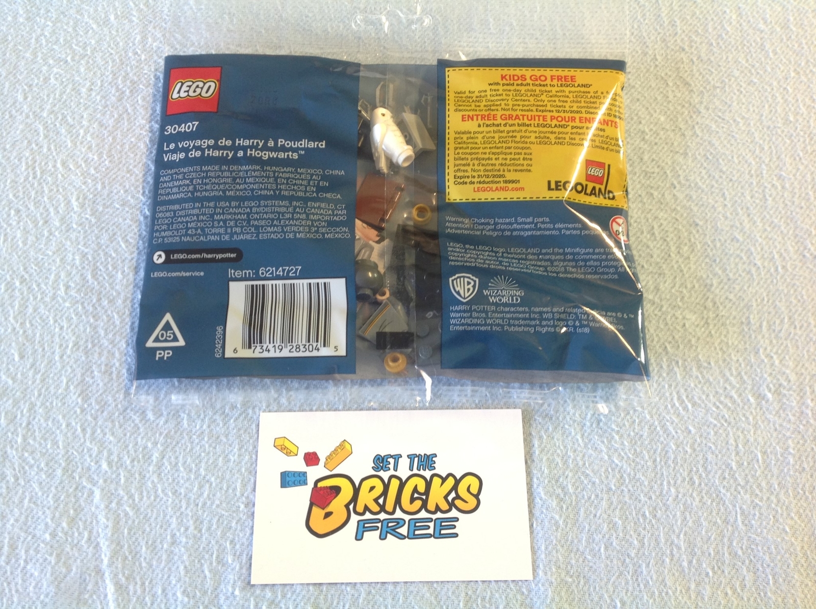 Lego Harry Potter 30407 Harry's Journey to Hogwarts Polybag New/Sealed ...