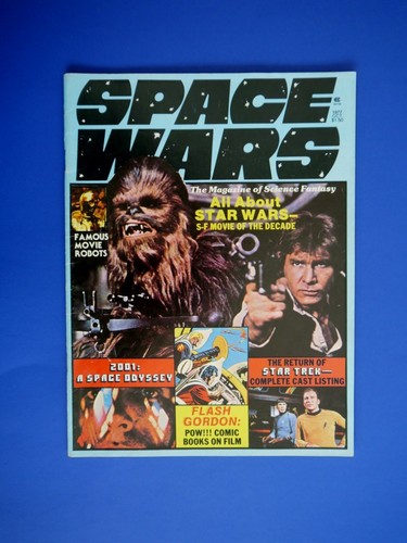 SPACE WARS MAGAZINE OCTOBER 1977 - MYRON FASS - STAR WARS - STAR TREK ...