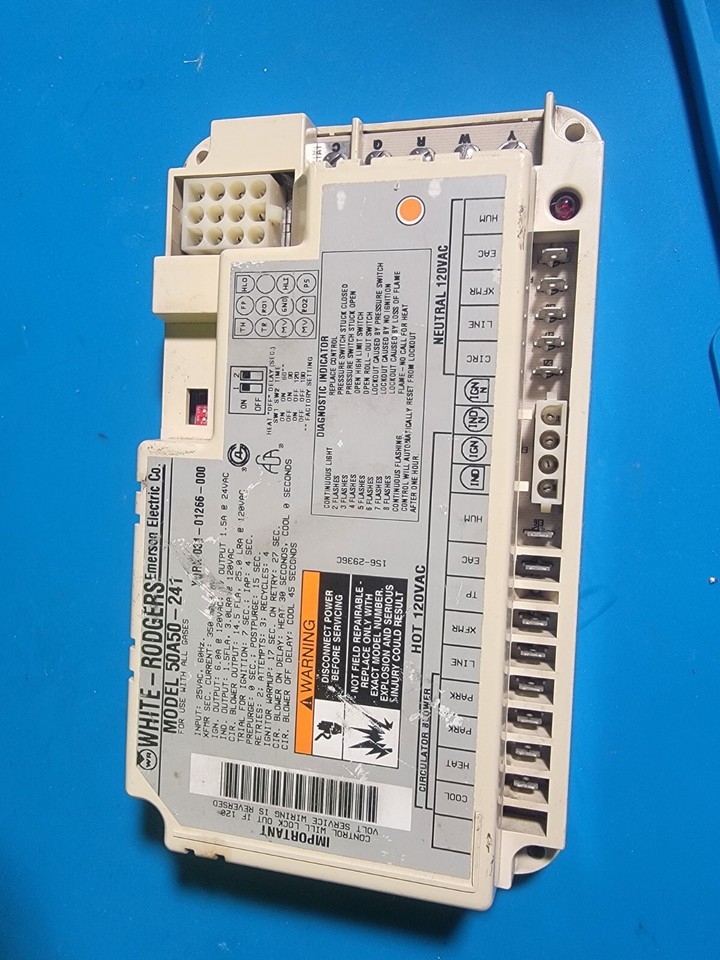White Rogers Furnace Control Circuit Board (50A50-241) 799196396027| eBay