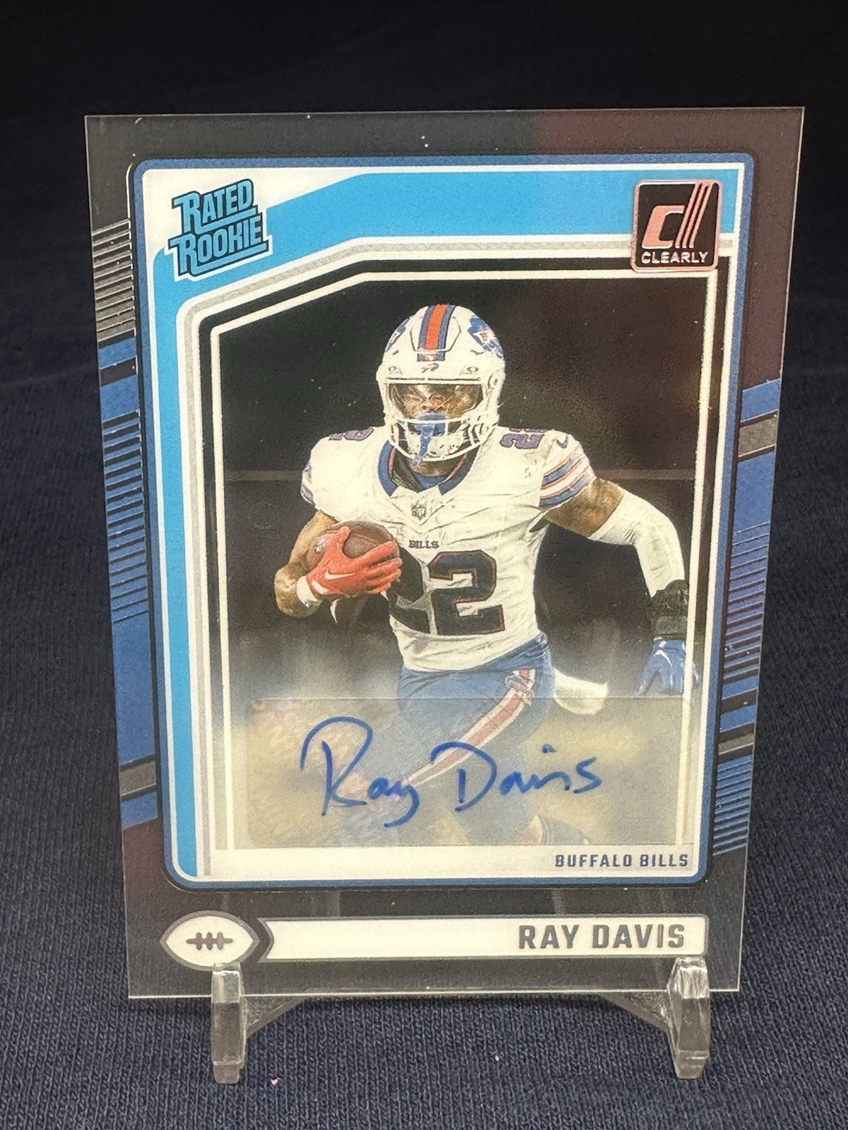 2024 Panini Clearly Donruss - Rated Rookie Ray Davis #88 Autographs (AU ...