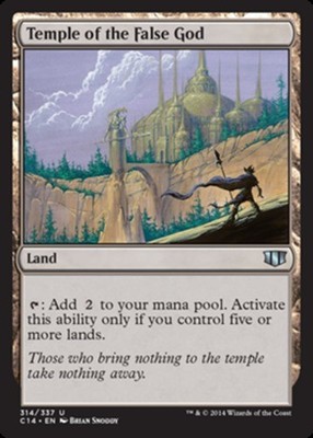 x4 Temple of the False God U MTG Commander 2014 M/NM, English | eBay