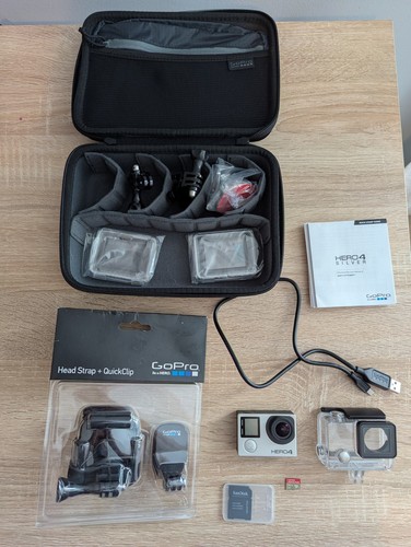 GoPro HERO4 with Accessories (64GB Memory Card, Waterproof Case, and ...