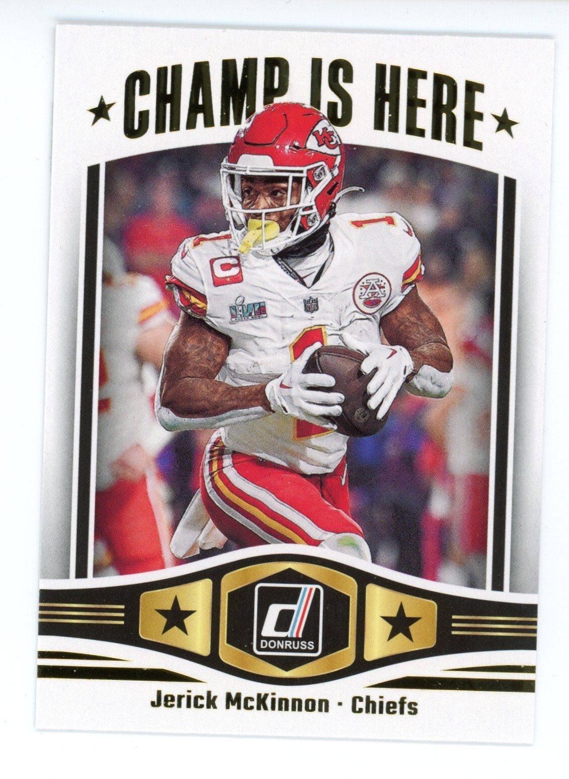 2023 Donruss JERICK MCKINNON CHAMP IS HERE KANSAS CITY CHIEFS | eBay