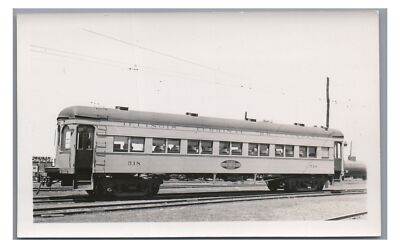 ILLINOIS TERMINAL Railroad Coach 518 SPRINGFIELD IL Original 1938 Photo ...