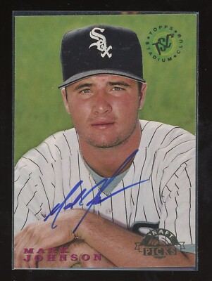 1995 Topps Stadium Club JEFF LIEFER Signed Card autograph auto WHITE ...