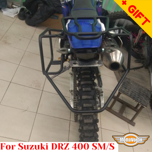 For Suzuki DRZ 400 SM rack luggage system DRZ400S side carrier bags ...